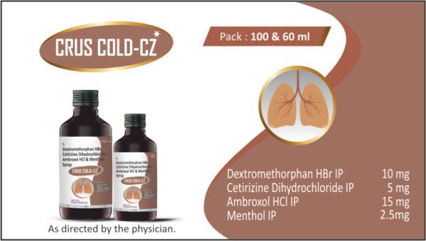 Cruscold CZ Syrup – Nevil Pharmaceuticals